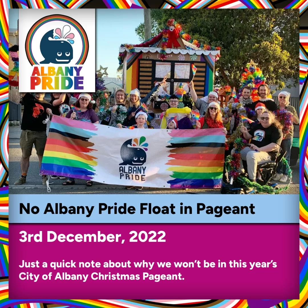 Why There’s No Albany Pride in Christmas Pageant | Albany Pride