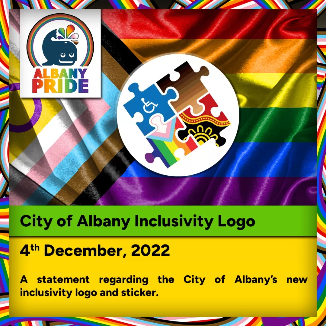 City of Albany Inclusivity Logo | Albany Pride